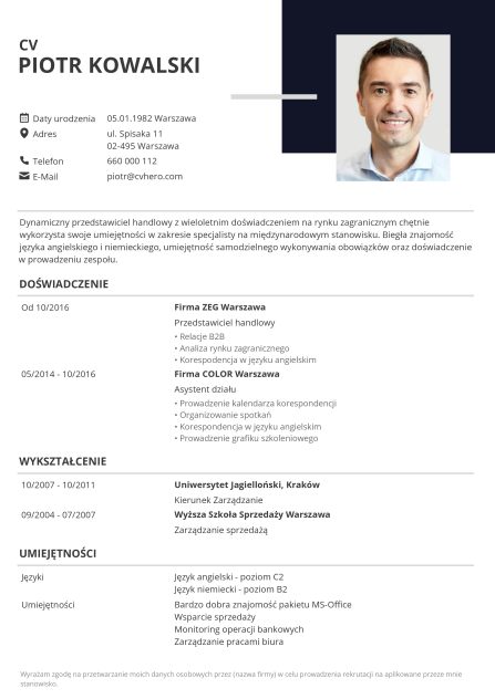 Szablony CV - pobierz w formacie PDF. Duża ilość wzorów CV